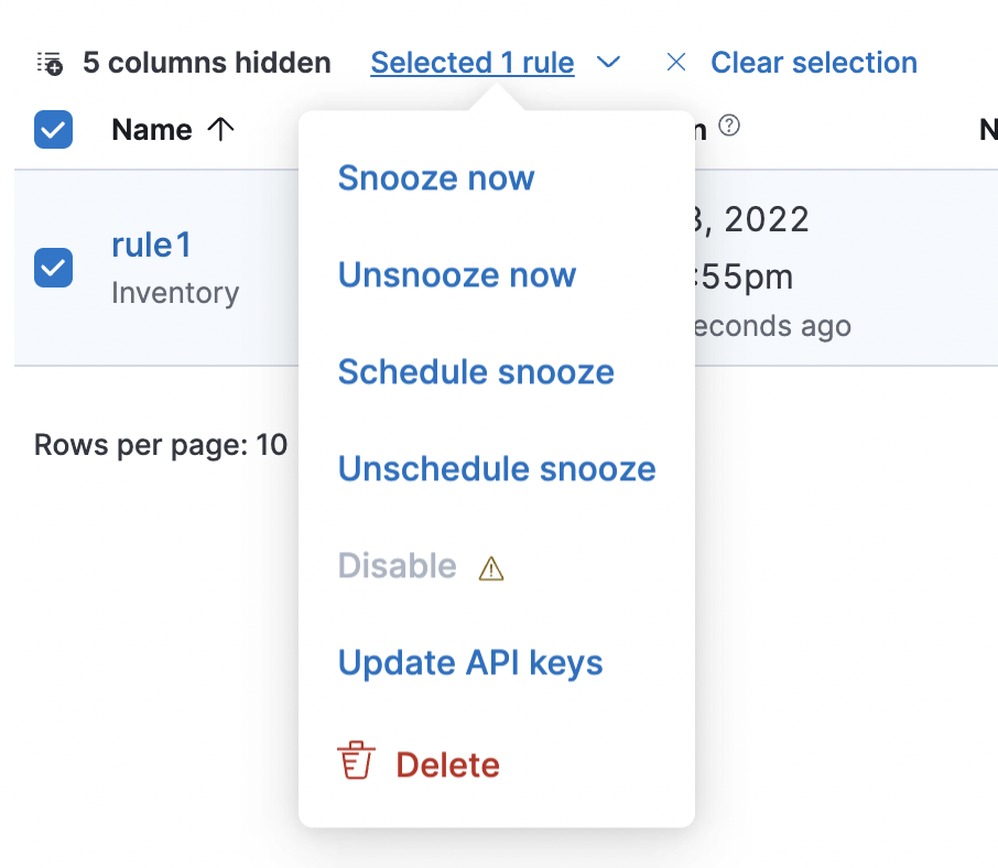 [RAM] Use new bulk delete API in UI · Issue #143826 · elastic/kibana · GitHub