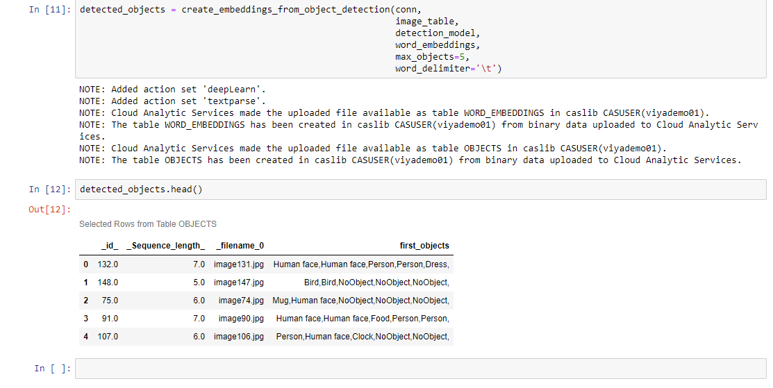 Issue with vectorizing detected objects using embeddings file · Issue #192 · sassoftware/python ...
