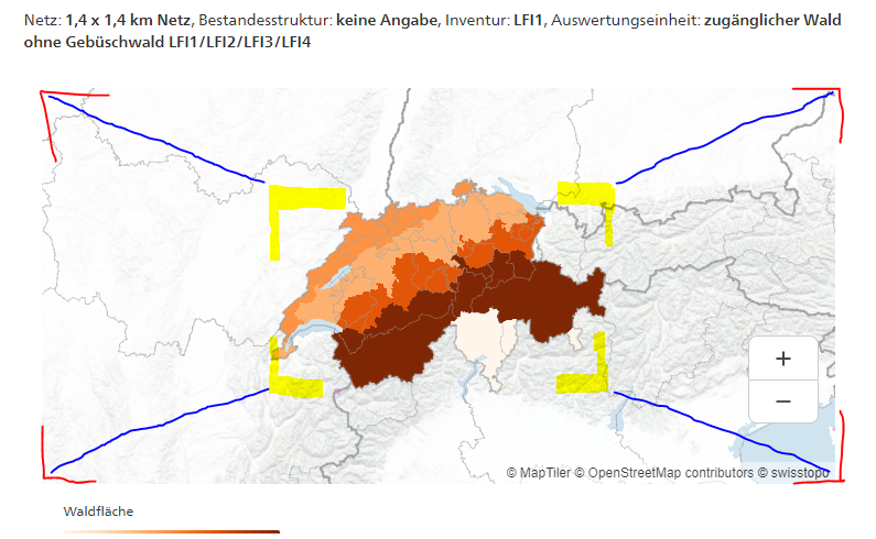 UI: map zoom level too small - geodata not fitting the canvas size ...