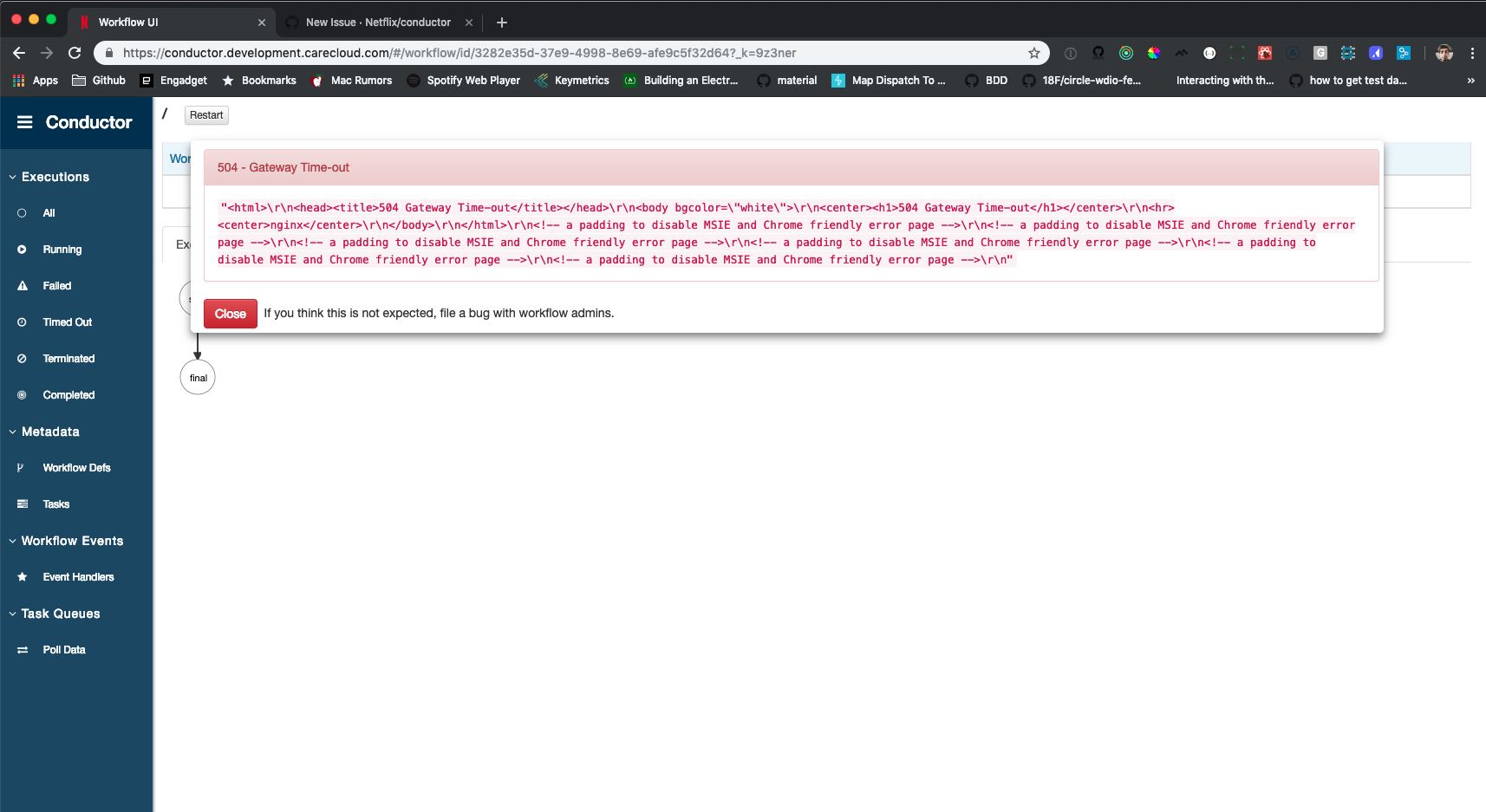 700kb payload in http response breaking ui/conductor · Issue #1024 · Netflix/conductor · GitHub