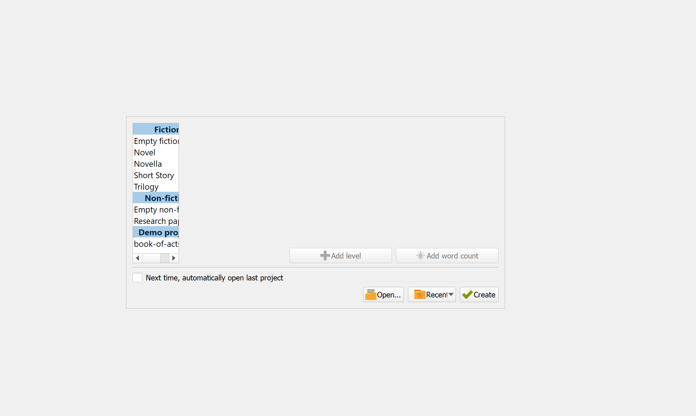 Project from Template Dialog and Project Sidebar showing too small on windows 11 · Issue #1017 ...
