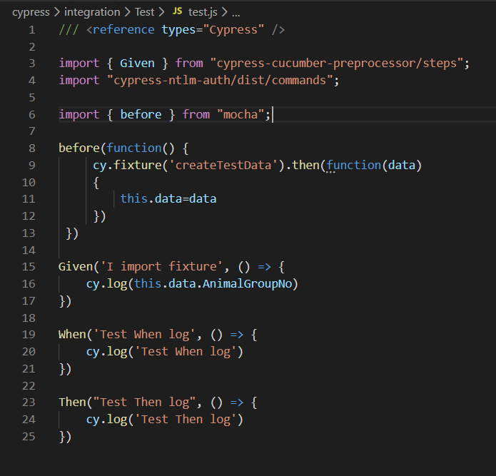 Unable To Use Fixture With Cucumber Plugin · Issue 317 · Badeballcypress Cucumber Preprocessor