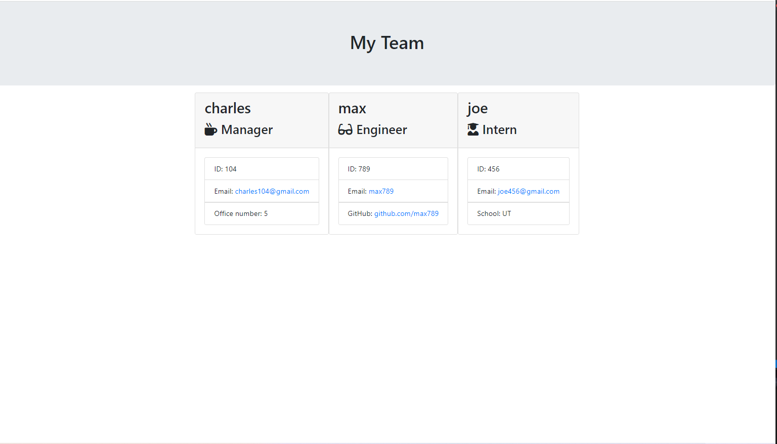 GitHub - waheec19/Team-Profile-Generator