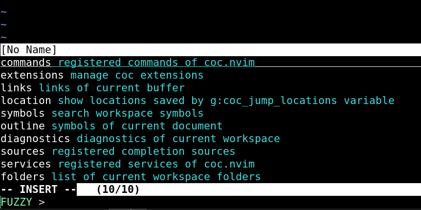 Using Ctrl+C to exit :Coc-List makes cursor permanently in I-Beam shape · Issue #3930 · neoclide ...