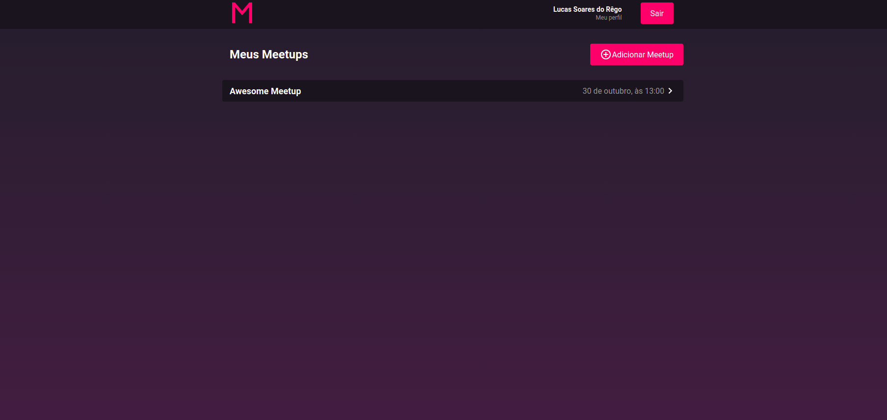 GitHub - lucasraziel/Meetapp-Server: Final Challenge from BootCamp of RocketSeat - 7th edition ...