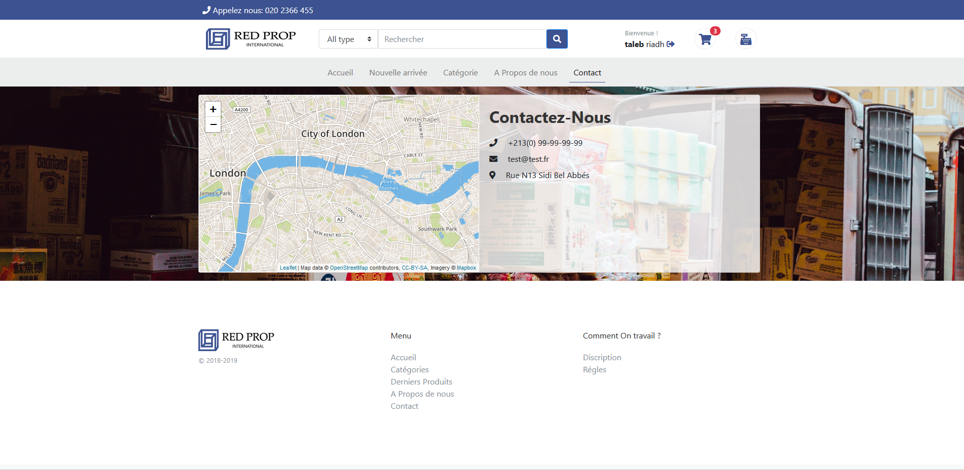 Github Talebriadhred Prop Red Prop E Commerce Website Built With Symfonyphp Mysql Html