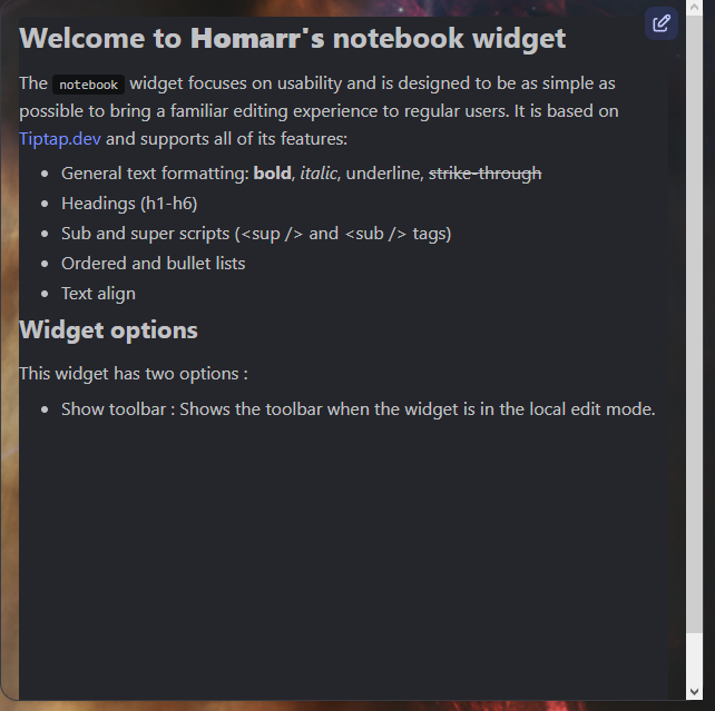 Notebook opacity and scroll · Issue #1292 · ajnart/homarr · GitHub