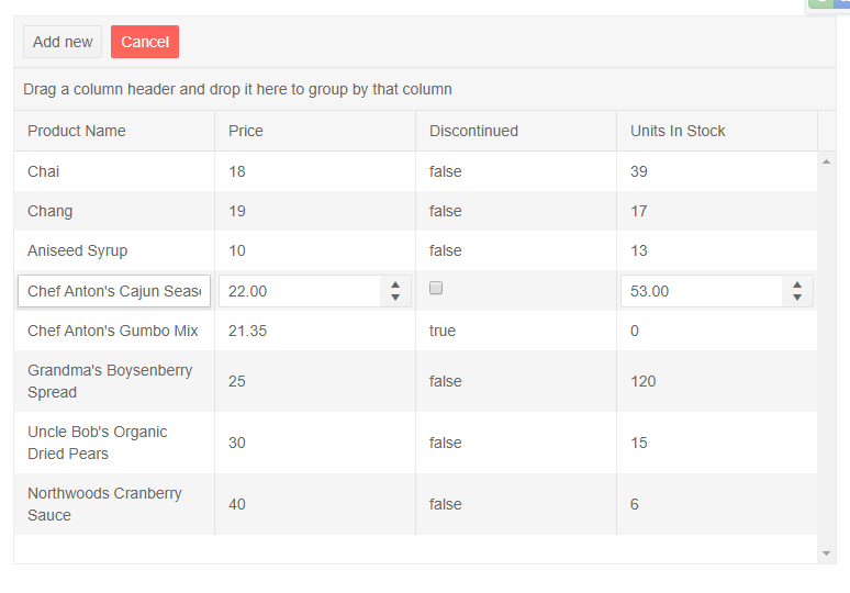 Inline editing on row click breaks when scrollable set to none · Issue #1524 · telerik/kendo ...