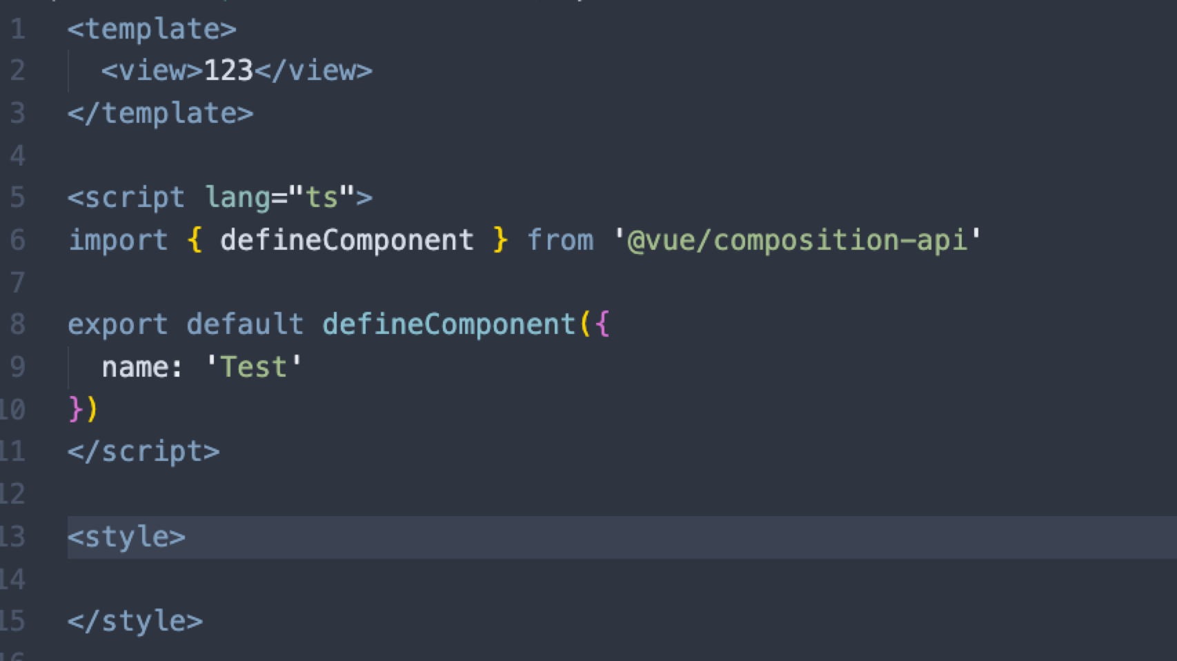 使用@vue/composition-api引入vue组件在小程序端无效 · Issue #2166 · dcloudio/uni-app · GitHub