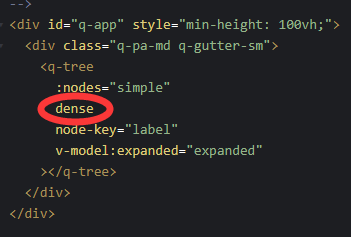 QTree in dense mode and node without children · Issue #11498 · quasarframework/quasar · GitHub