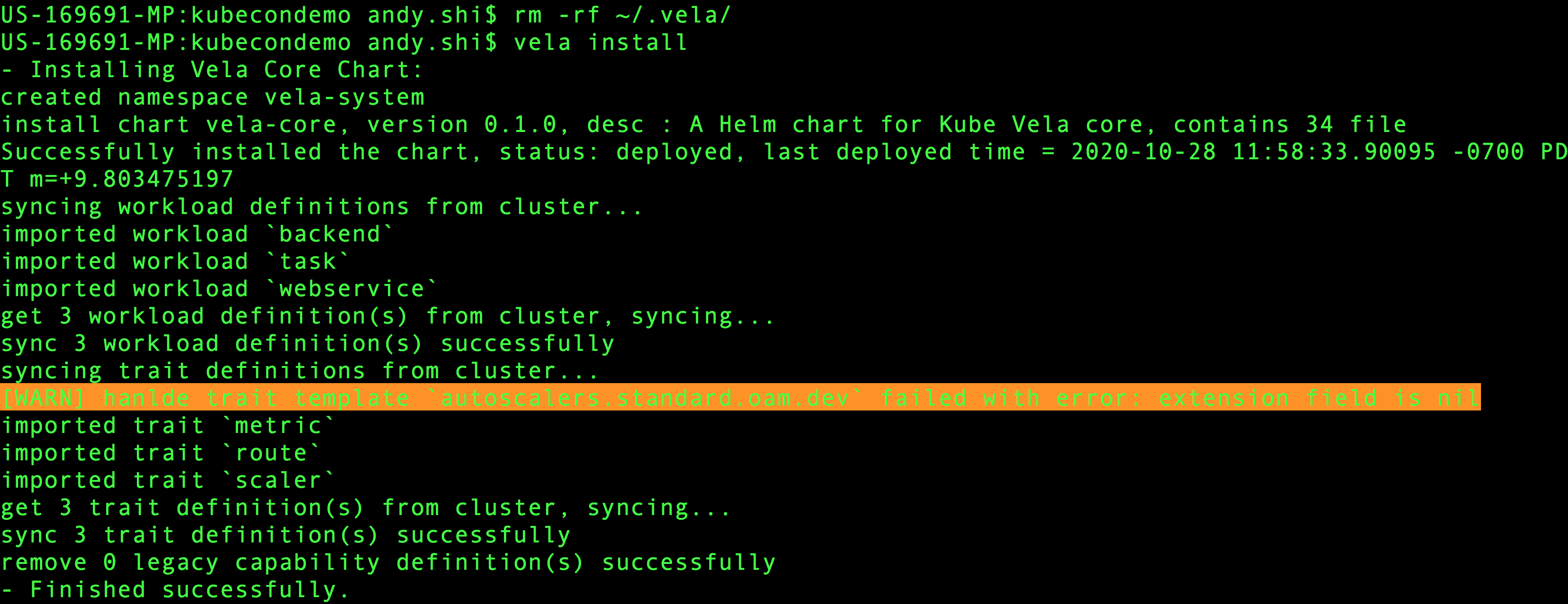 [BUG]vela install autoscalers.standard.oam.dev template error · Issue #464 · kubevela/kubevela ...