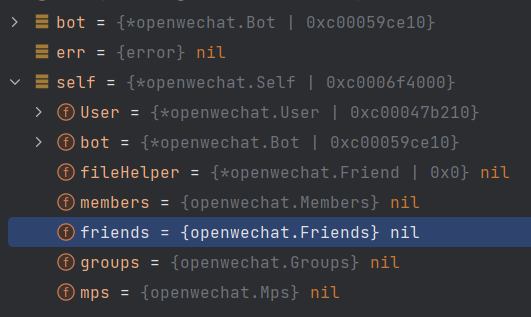 demo桌面模式测试获取friends和groups都是nil · Issue #238 · eatmoreapple/openwechat · GitHub