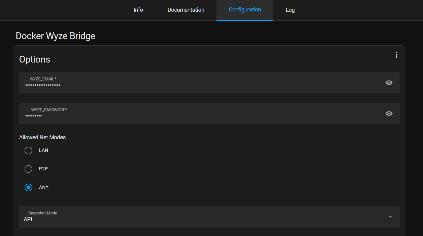 Missing credentials: WYZE_EMAIL WYZE_PASSWORD after update · Issue #683 · mrlt8/docker-wyze ...