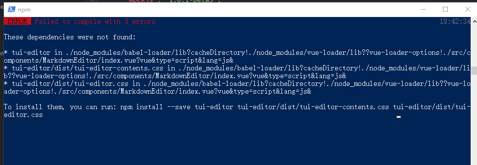 Npm Install 出错 · Issue 1630 · Panjiachenvue Element Admin · Github