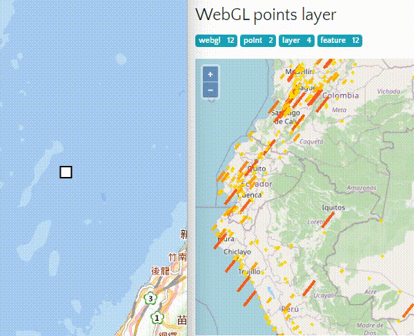 WebGL points layer rotation style function is not working as expected in my implementation ...