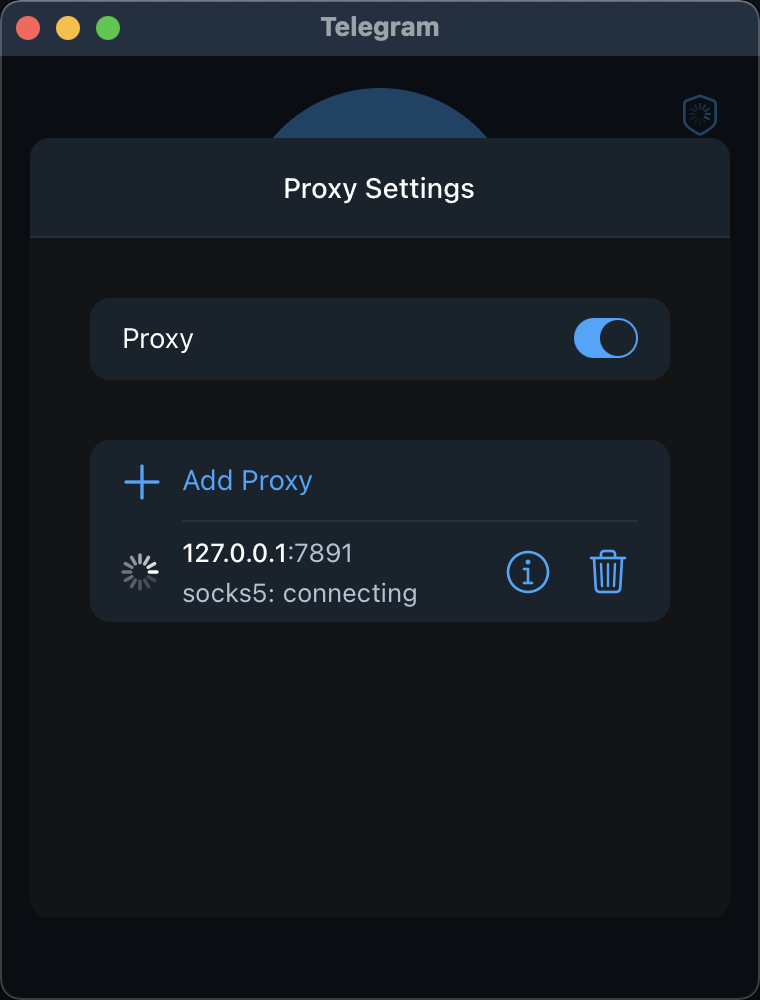 The Socks5 feature of ClashX cannot be used · Issue #23981 · telegramdesktop/tdesktop · GitHub
