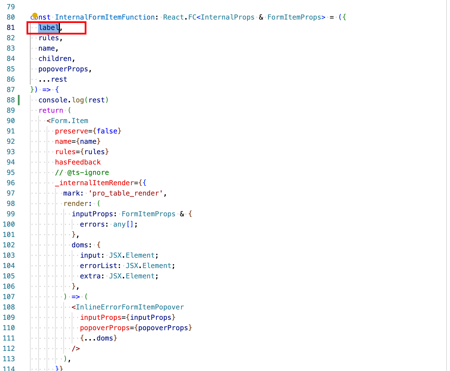 EditableProTable的formItemProps选项使用函数时，如果配置了rules选项required就会失效 · Issue #6723 · ant-design/pro ...