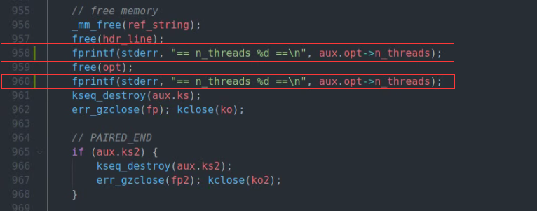 There is a bug in the src/fastmap.cpp, the free memory is used in the code · Issue #135 · bwa ...
