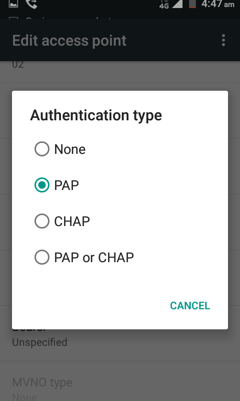 Hi guys what does the warning mean [pgw] WARNING: Unknown PCO ID ...