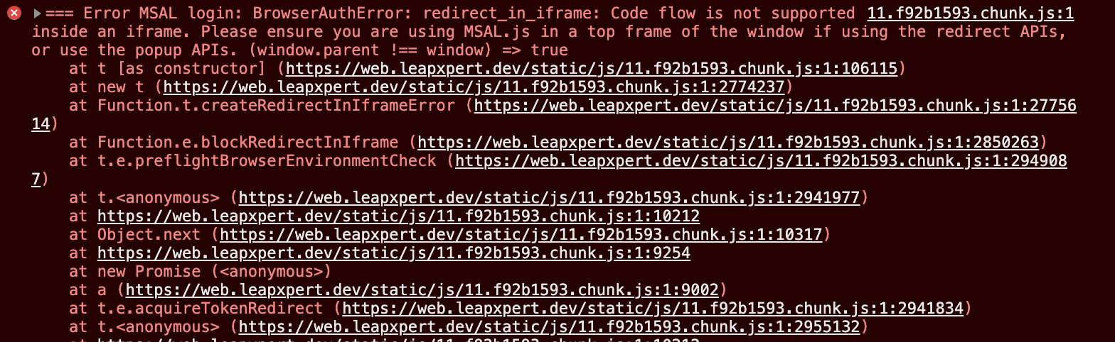 MSAL v1 does not redirect back to loginRequestUrl when app is in iframe (B2C embedded login ...
