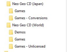 Hi Dink, Could you add the second repertory for Neo Geo CDZ Games ...