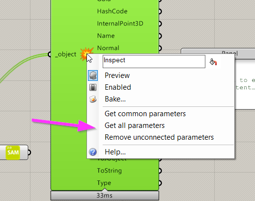add Inspect any SAM Object · Issue #136 · HoareLea/SAM · GitHub