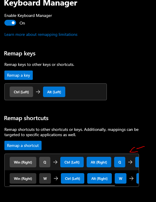 Keyboard manager ignores keyboard setup (US international no deadkey ...