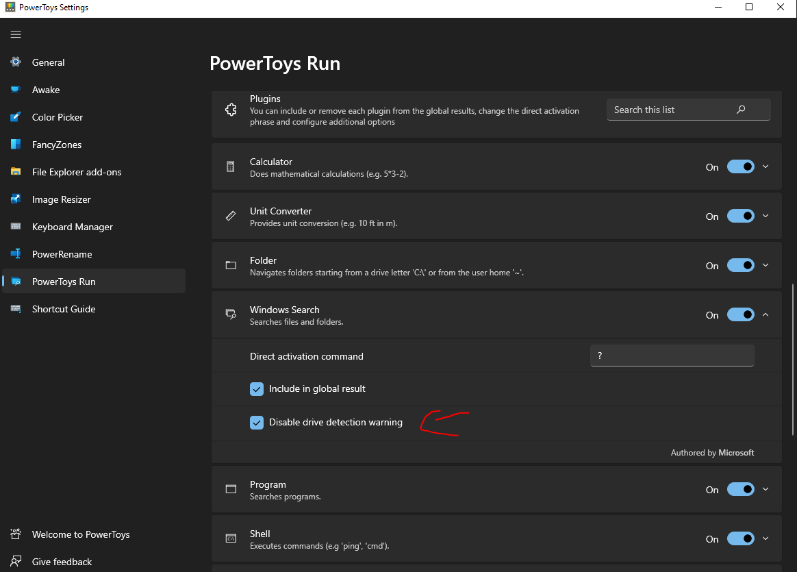 Warning Not All Files Are Indexed · Issue 13365 · Microsoftpowertoys · Github