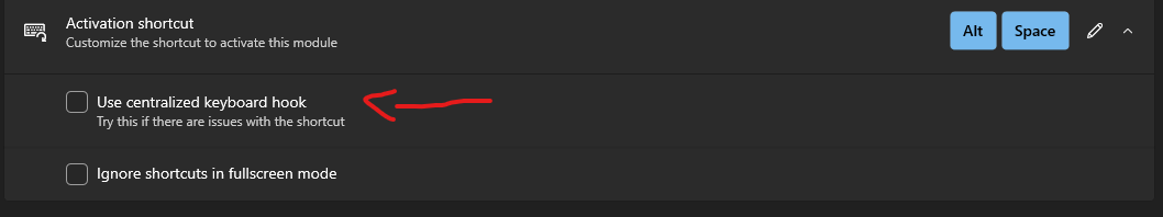 Search box loses focus and doesn't hide if windows search is open ...