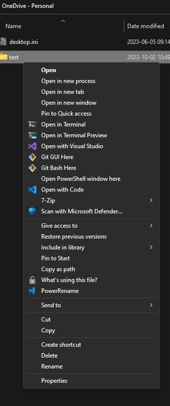 No context menu for any of the options · Issue #28825 · microsoft ...