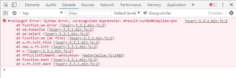 Nested id hash error with jQuery call · Issue #5764 · Dogfalo/materialize · GitHub