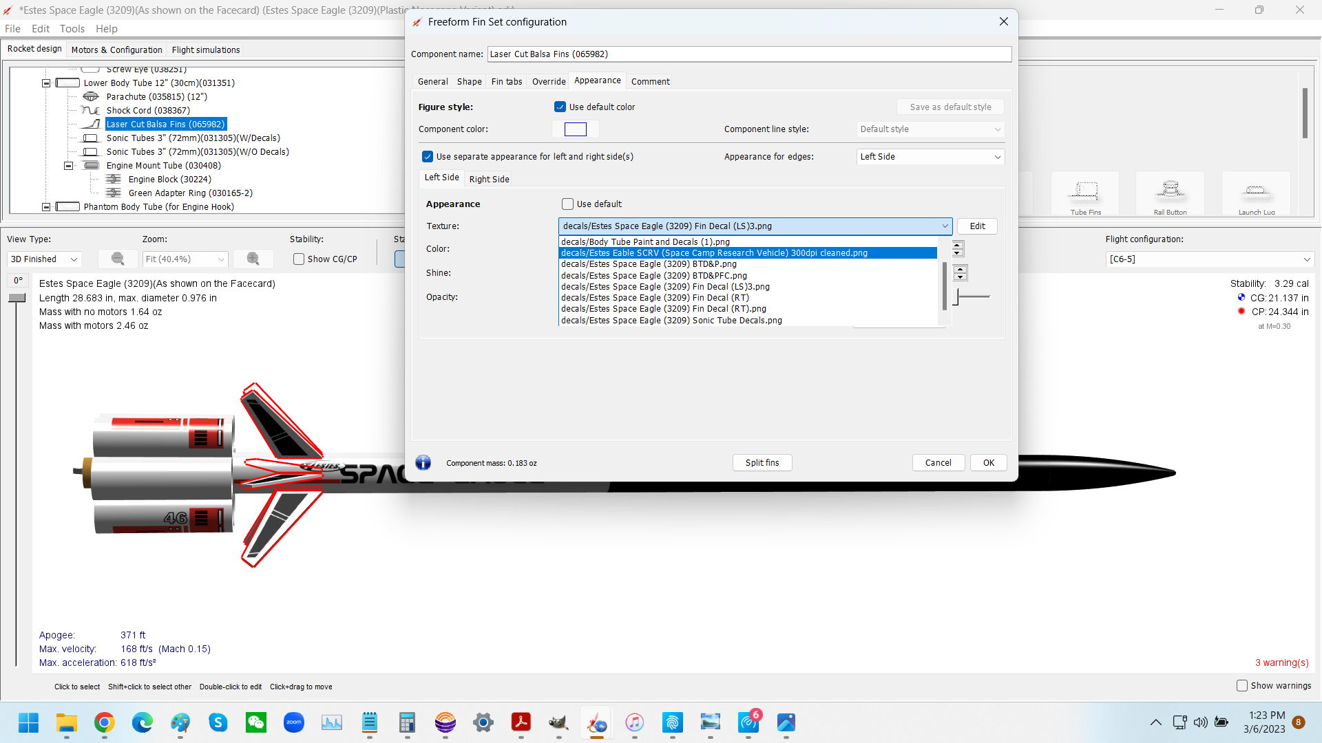 Can't Delete Unused Appearance files... · Issue #2100 · openrocket/openrocket · GitHub