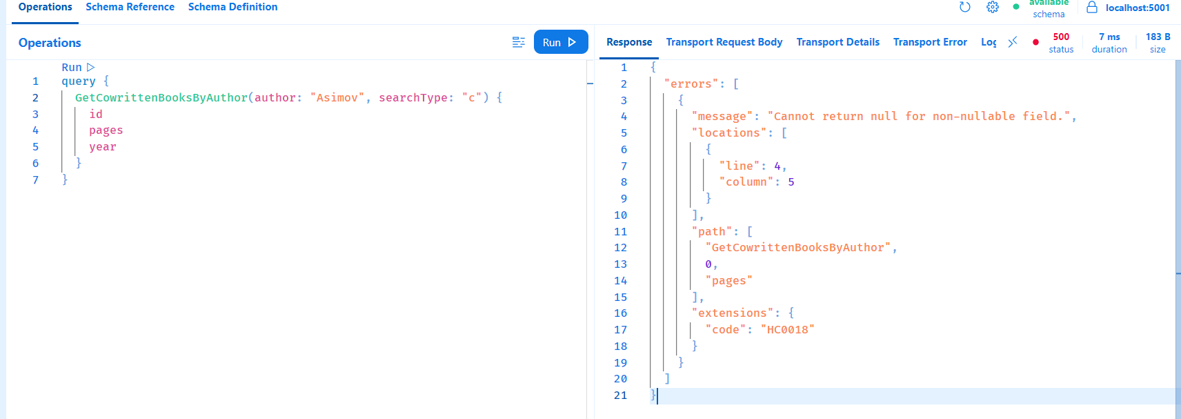 No Parameters In The Graphql Type Generated For A Stored Procedure · Issue 1037 · Azuredata