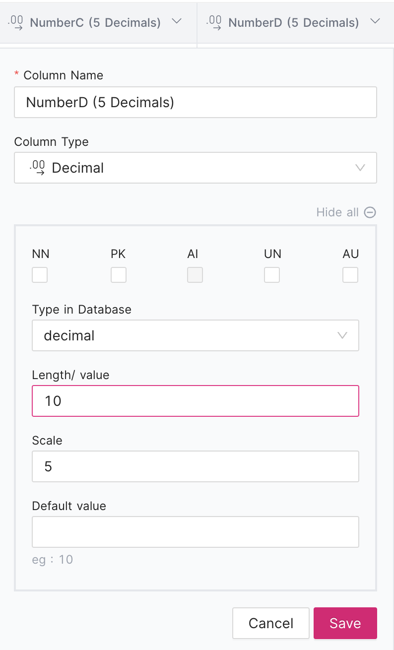 🐛 Bug: Formula Columns display decimal places incorrectly · Issue #6143 · nocodb/nocodb · GitHub