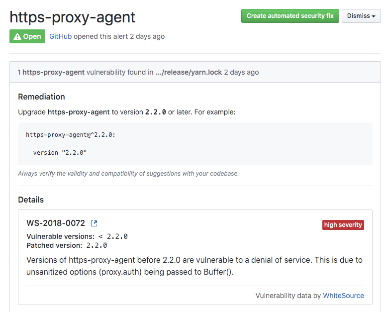 https-proxy-agent vulnerability · Issue #869 · danger/danger-js · GitHub