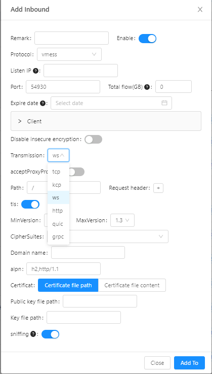 inbounds · Issue #76 · Gozargah/Marzban · GitHub
