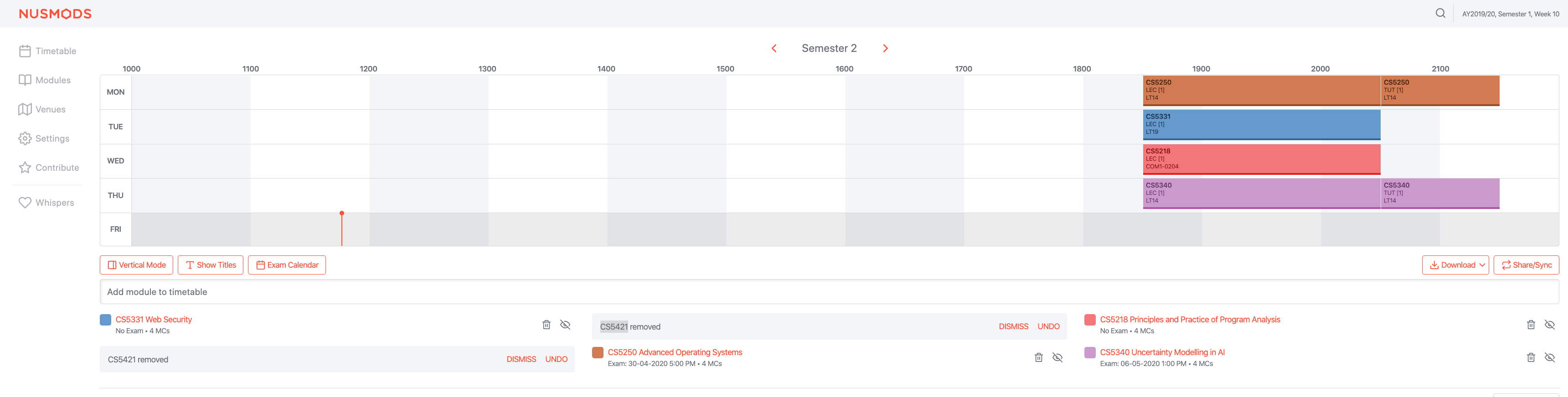 Duplicated removed module when remove module at Timetable page · Issue #2243 · nusmodifications ...