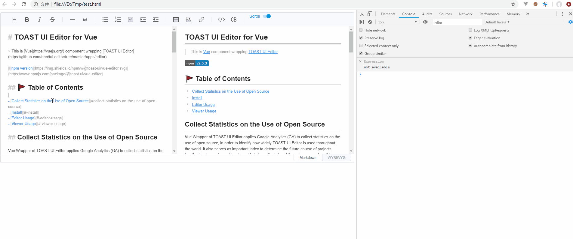 Use Ctrl+Z to cause a crash · Issue #1714 · nhn/tui.editor · GitHub