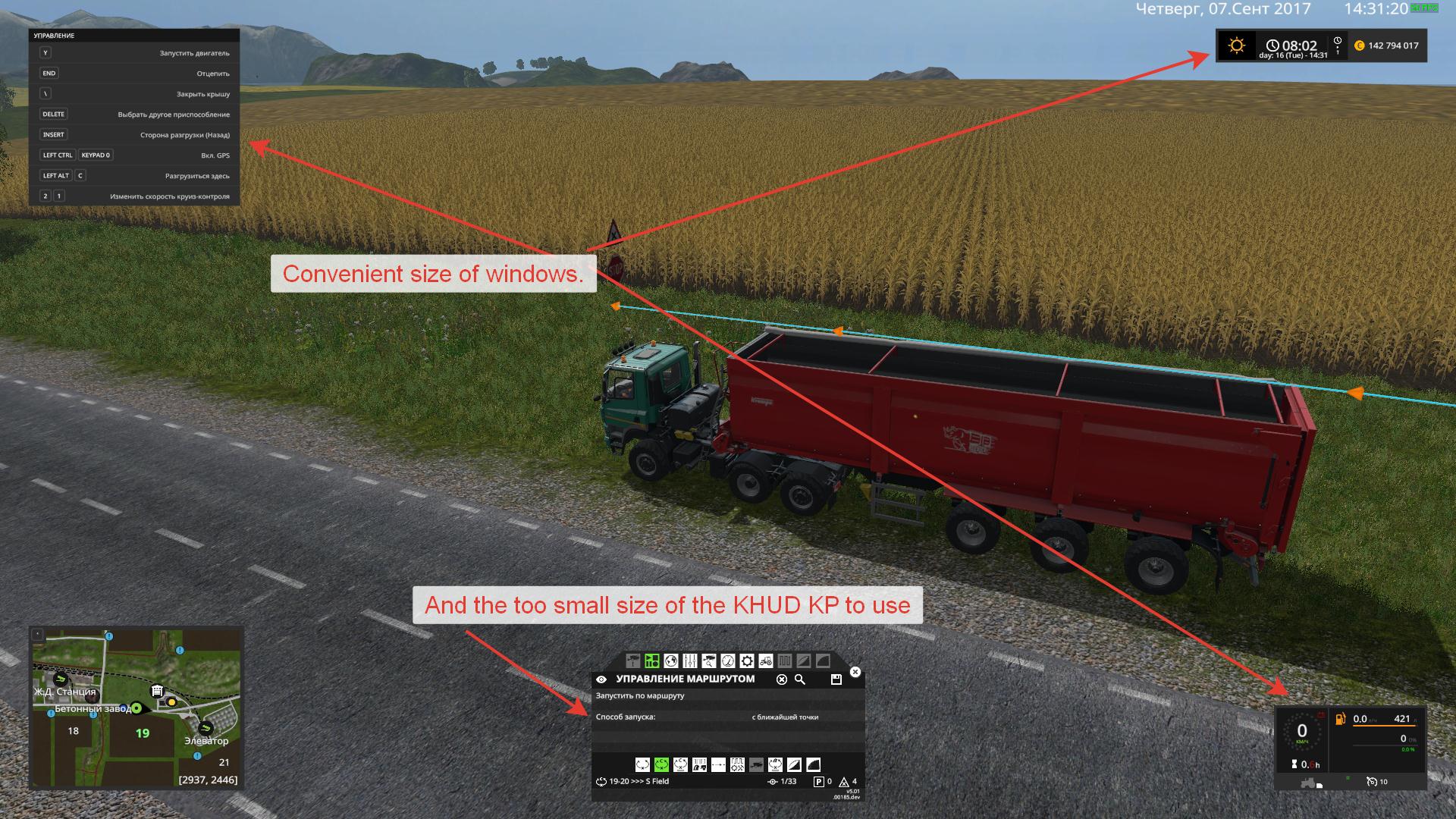 Size HUD СР. · Issue #2270 · Courseplay/courseplay · GitHub