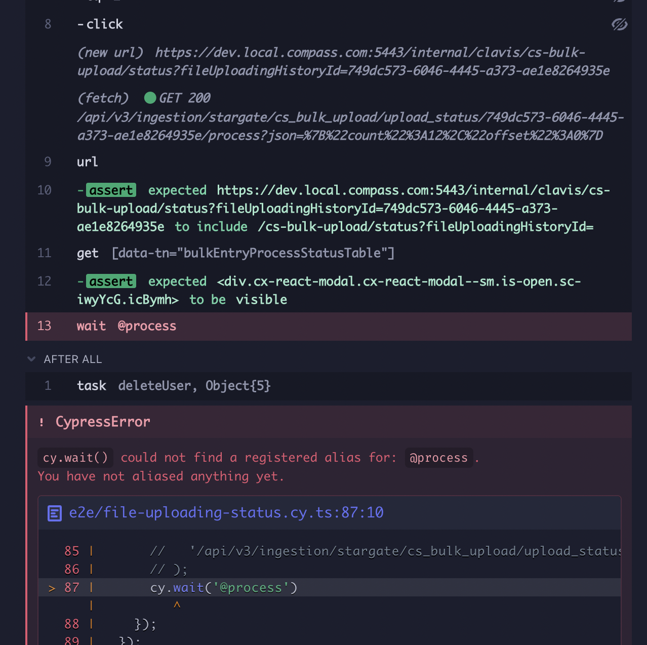 `cypress.intercept` cannot match but `Cypress.minmatch` is matched ... `cypress.intercept` cannot match but `Cypress.minmatch` is matched ...