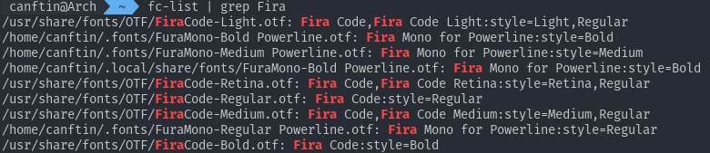 Archlinux VScode ligature not working · Issue #719 · tonsky/FiraCode · GitHub