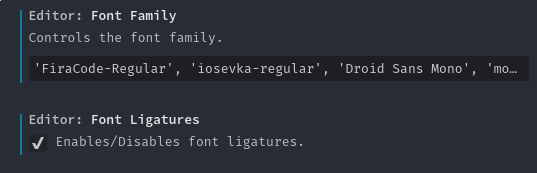 Archlinux VScode ligature not working · Issue #719 · tonsky/FiraCode ...