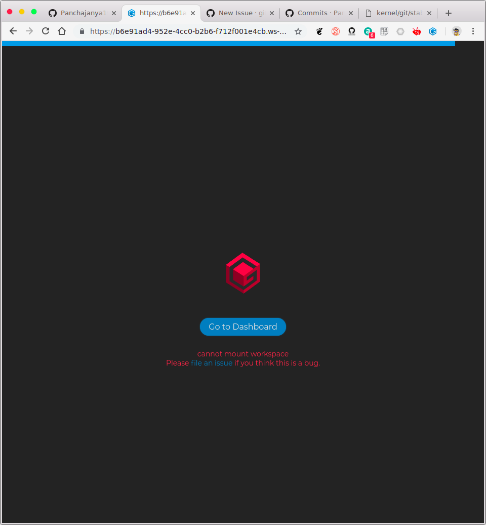 Not Able To Open My Workspace Showing Cannot Mount Workspace Error Message · Issue 1044