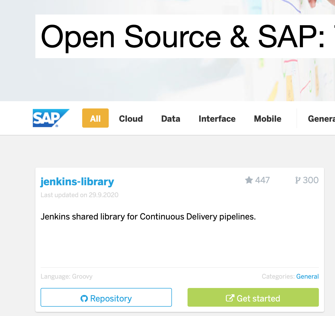 Update repository description · Issue #2088 · SAP/jenkins-library · GitHub