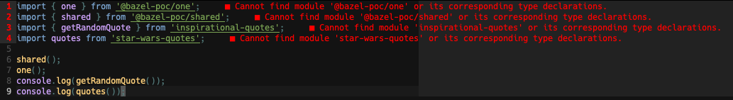 Editor unable to find node module and other build artifacts. · Issue #368 · aspect-build/rules ...