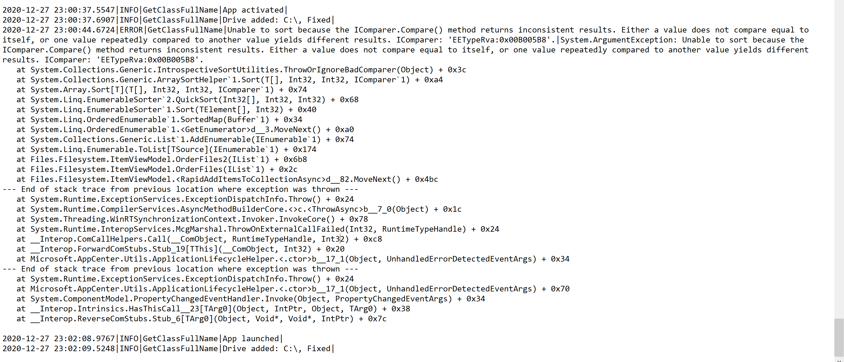 Crashes When Opening Certain Folders · Issue 2724 · Files Communityfiles · Github