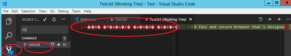 Messy and unreadable code with UTF-16 when use built-in compare · Issue ...