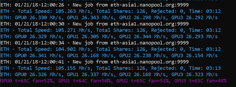 Mining On Nano Pool · Issue 201 · Nanopoolclaymore Dual Miner · Github