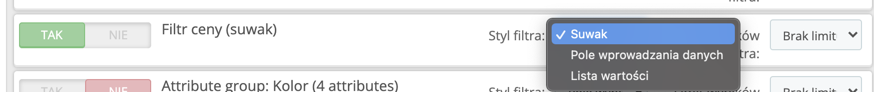Psfacetedsearch What Happened To Price Filter Types In 17 · Issue