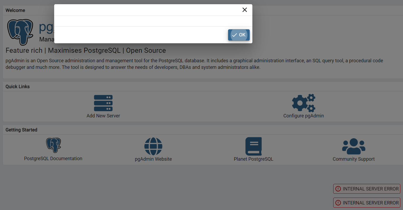 pgadmin not working in codespaces · community · Discussion #17918 · GitHub